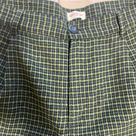 gorman | Pants & Jumpsuits | Gorman Wool Green Check Pant Sz 4 | Poshmark